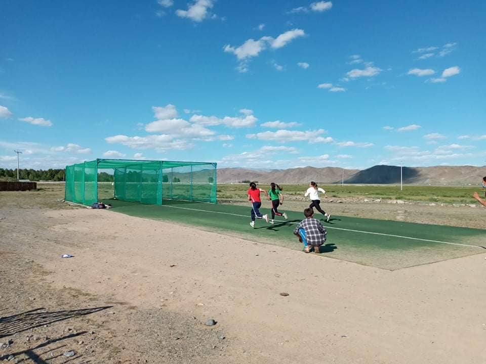 Battluga Gombo and cricket development in Mongolia